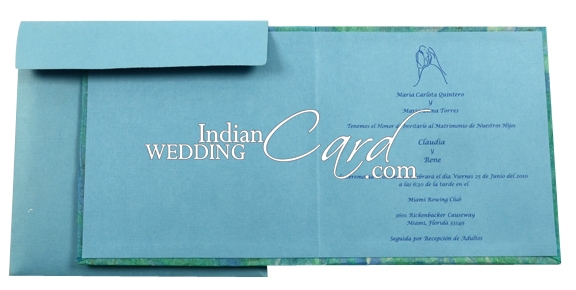 12403, Blue Color, Designer Multifaith Invitations, Anniversary ...