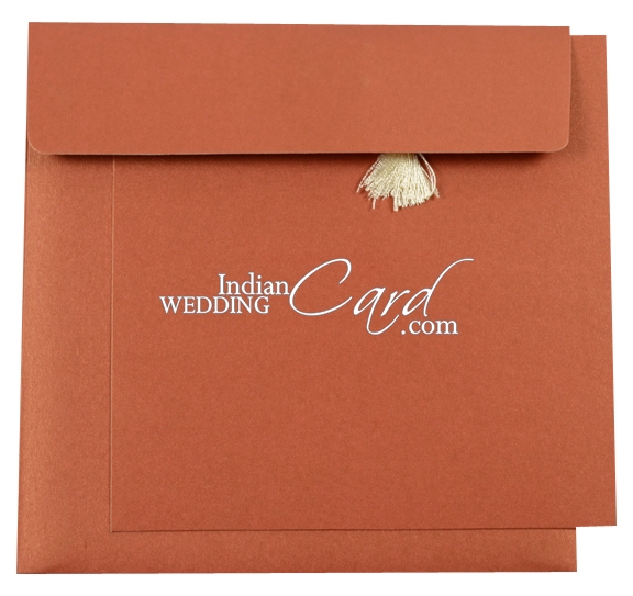 D-2401, Brown Color, Shimmery Finish Paper, Designer Multifaith ...