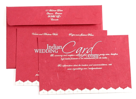 D-796, Pink Color, Handmade Paper, Small Size Cards, Designer ...