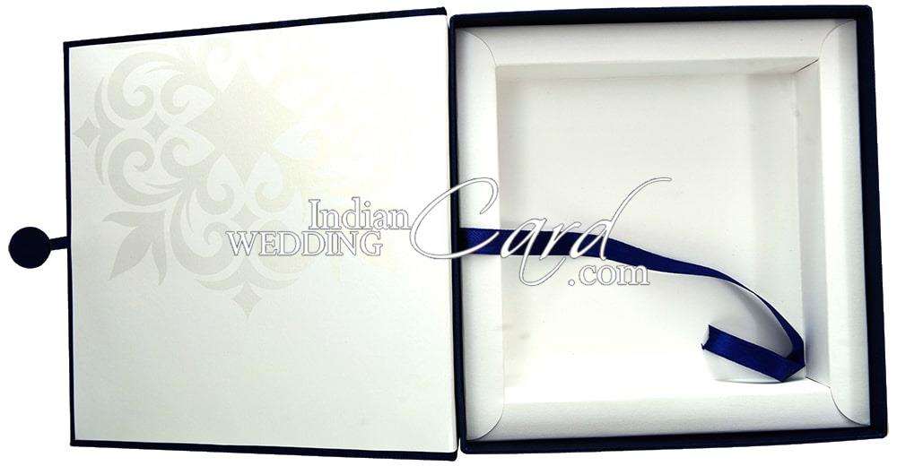 D-9597, Blue Color, Shimmery Finish Paper, Designer Multifaith ...