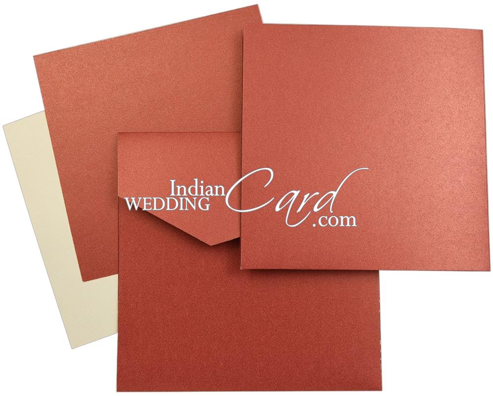 D-9969, Red Color, Shimmery Finish Paper, Laser Cut Cards, Designer ...