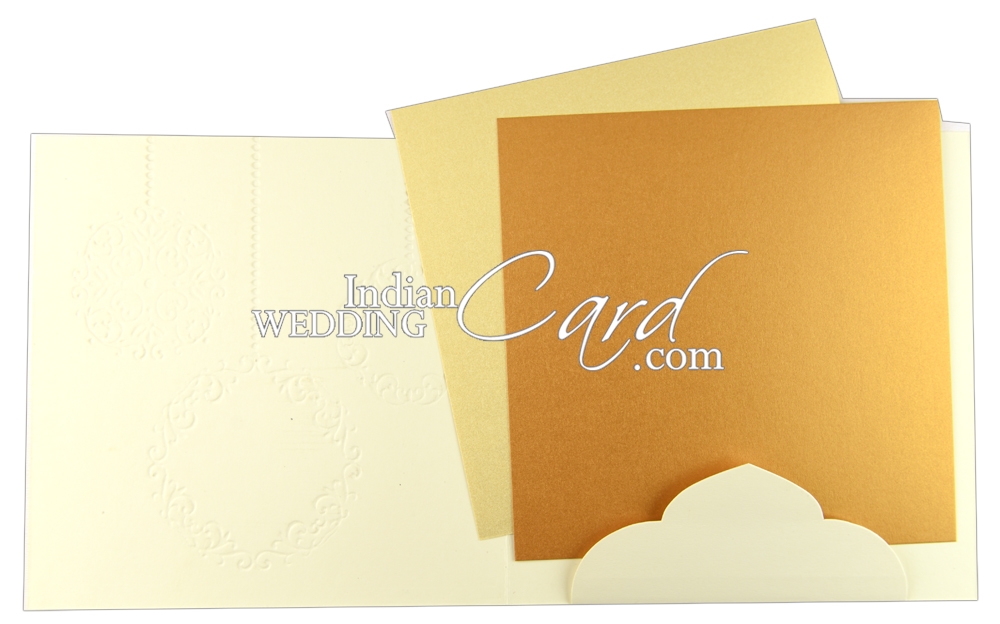 IWPC212, Cream Color, Hindu Cards.
