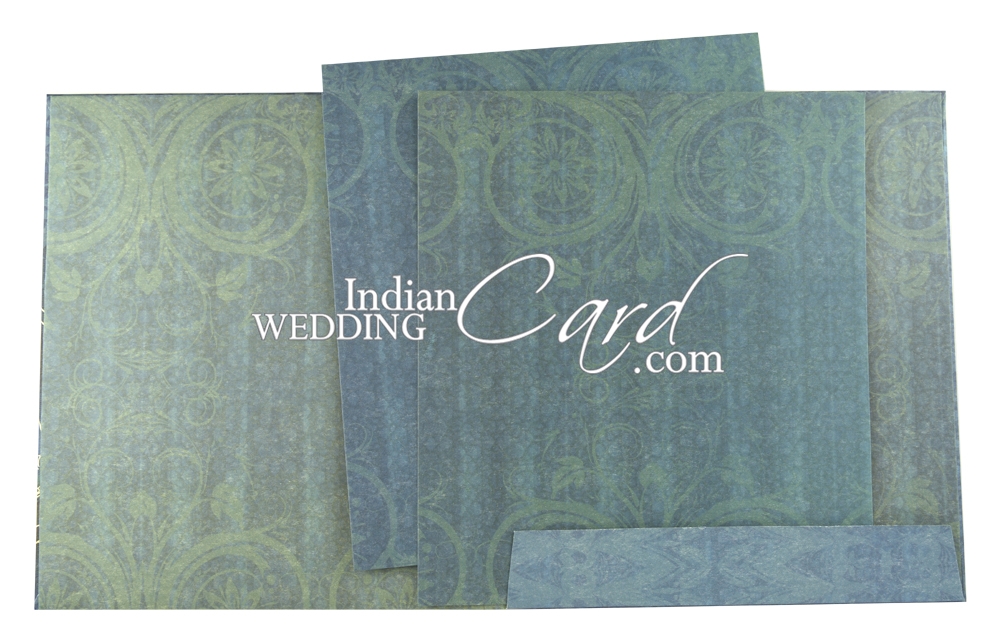 IWRE268, Blue Color, Shimmery Finish Paper.