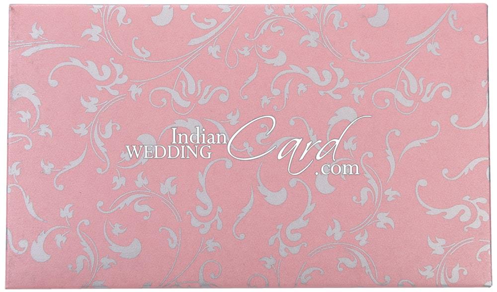 S1193, Pink Color, Shimmery Finish Paper, Scroll Invitations, Jewish ...
