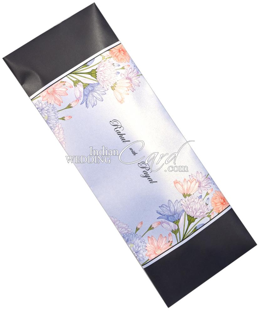 S1273, Grey Color, Scroll Invitations, Jewish Invitations, Only Scrolls.